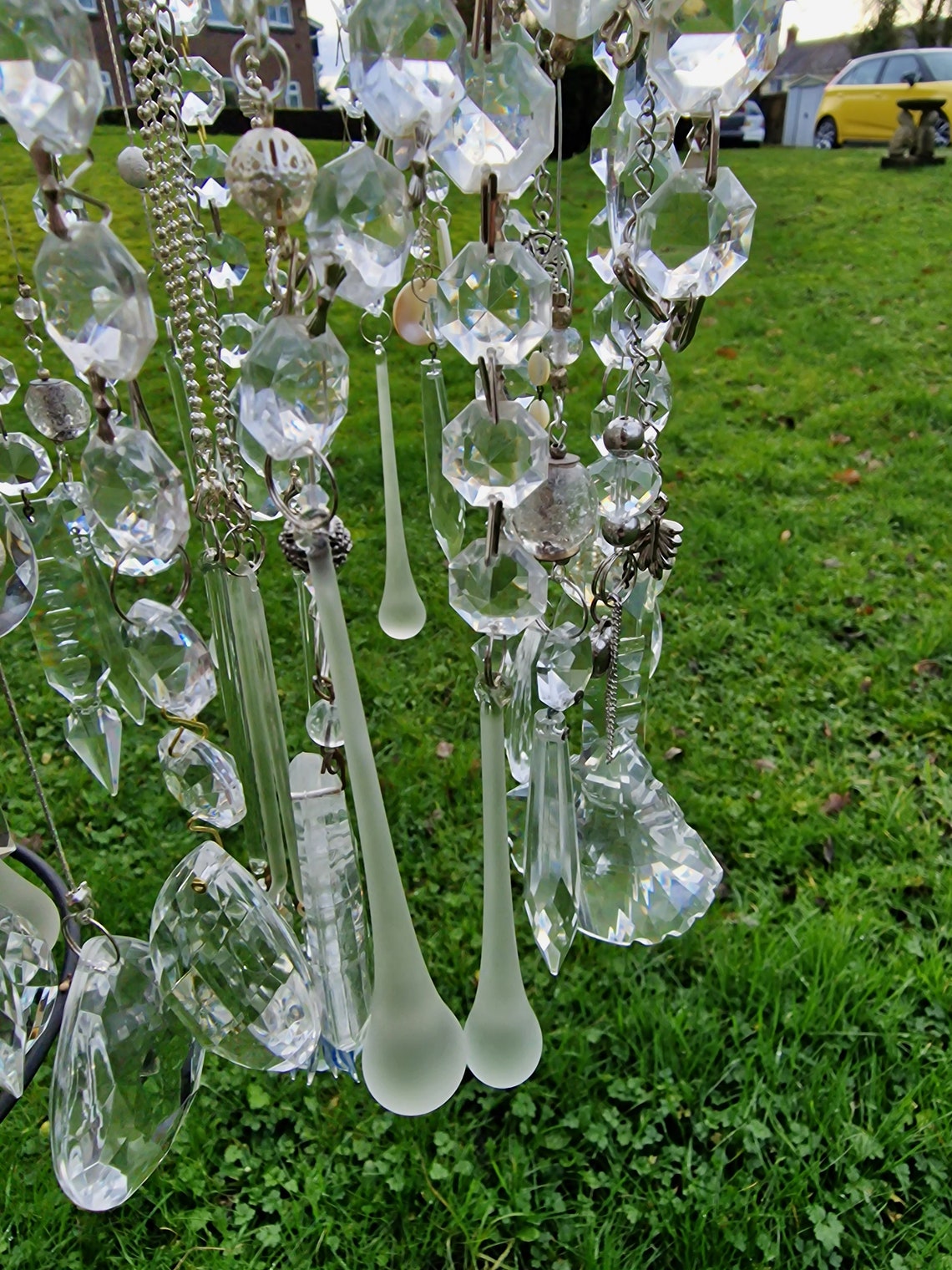 Cascading Cassiopeia Crystal Suncatcher Crystal Wind Chime Crystal Window Art - Etsy UK
