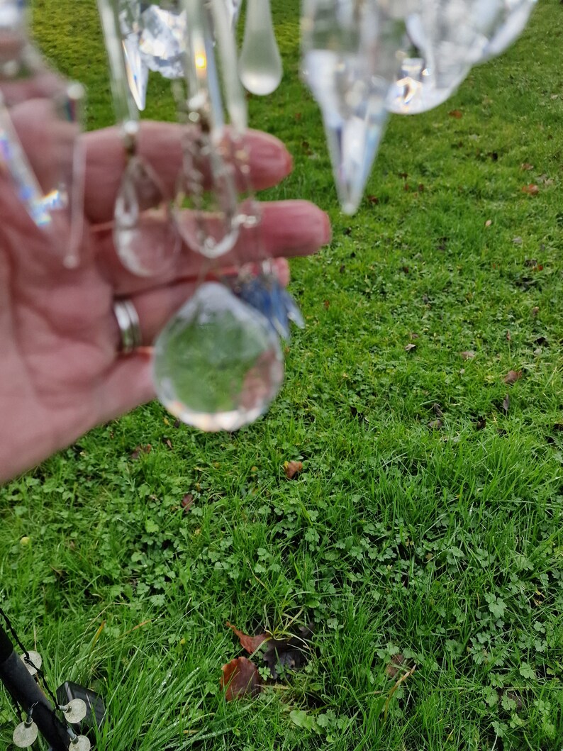 Cascading Cassiopeia - Crystal Suncatcher - Crystal Wind Chime - Crystal Window Art - Etsy UK