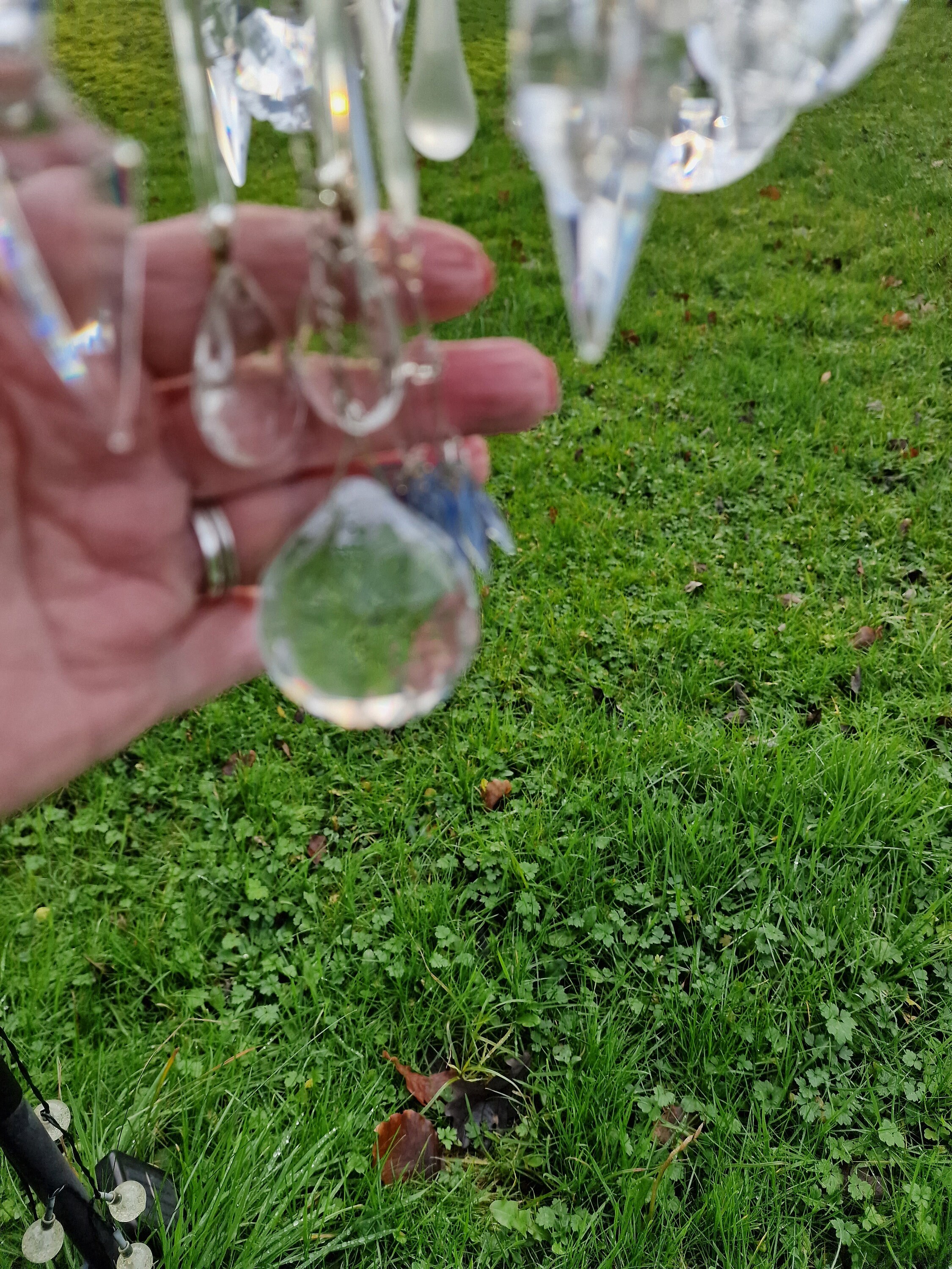 Cascading Cassiopeia - Crystal Suncatcher - Crystal Wind Chime - Crystal Window Art - Etsy UK