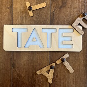 Starry Night Name Puzzle - Etsy