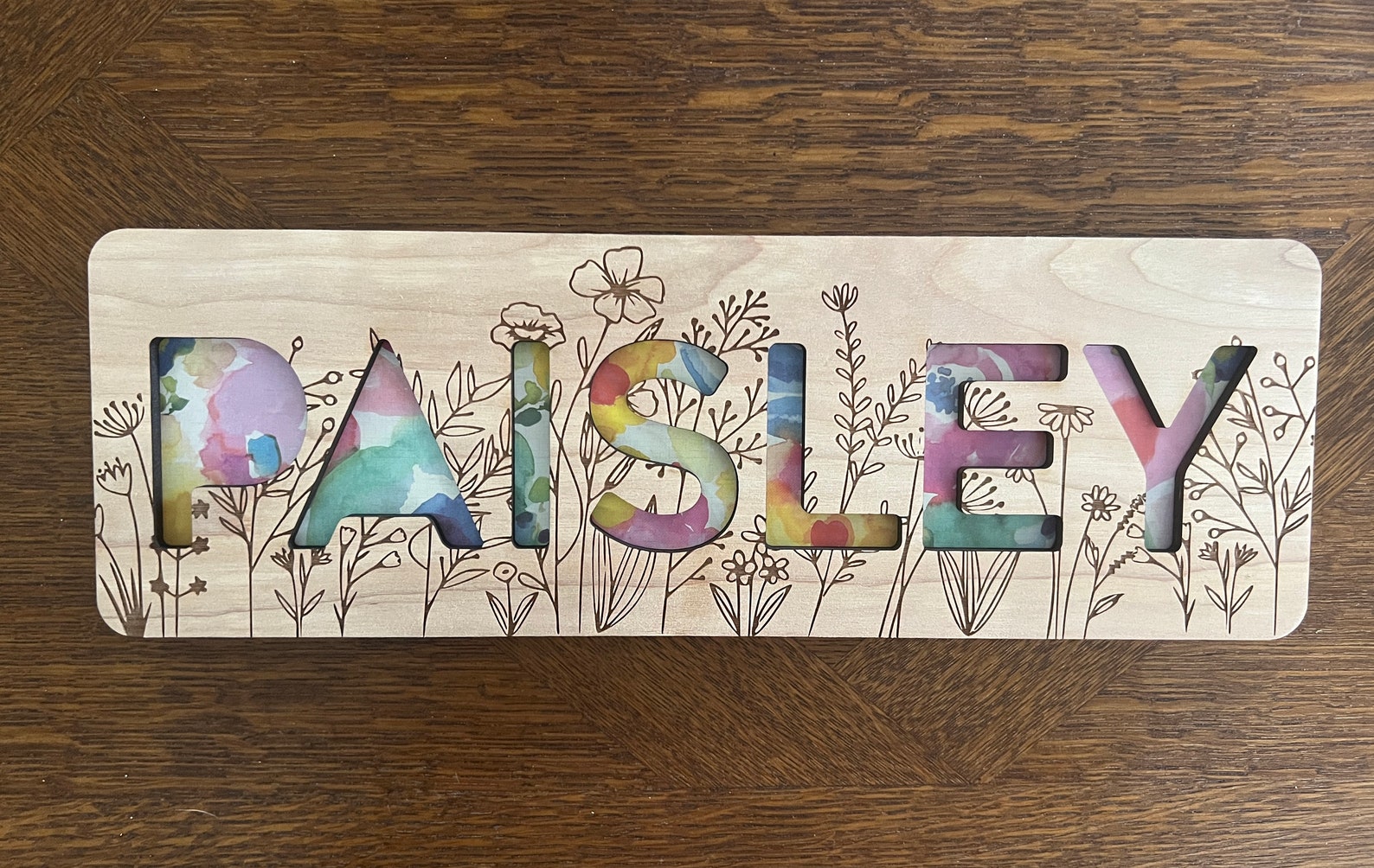Starry Night Name Puzzle - Etsy