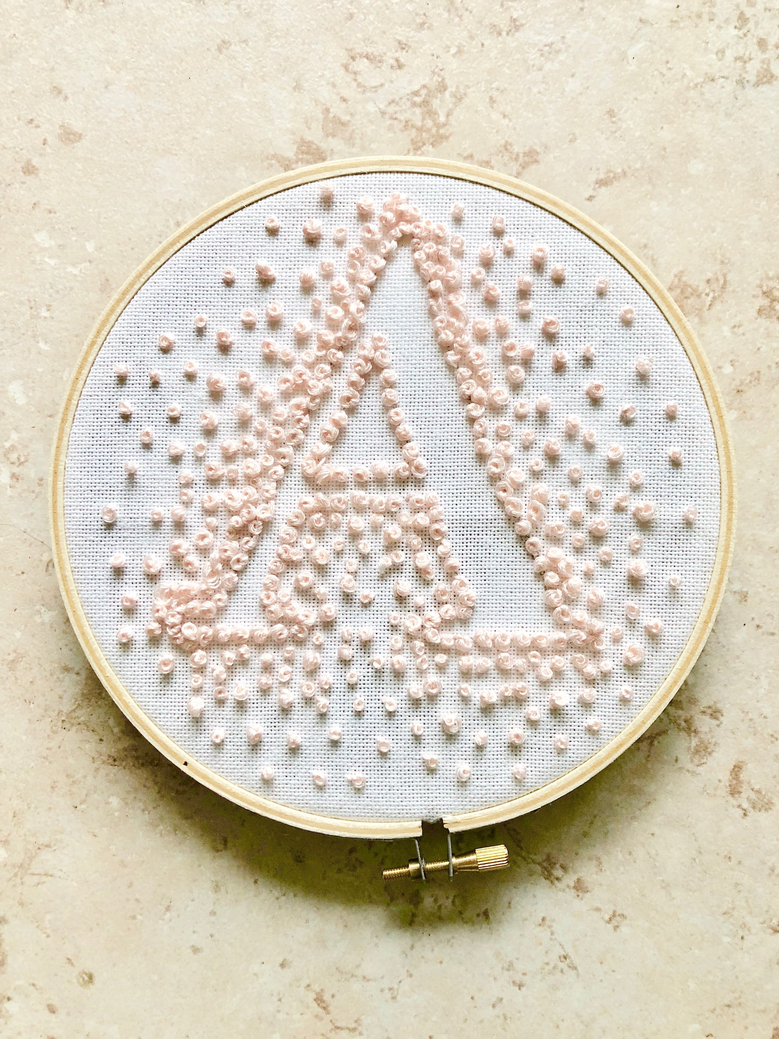 Handmade Embroidered Initial - Etsy