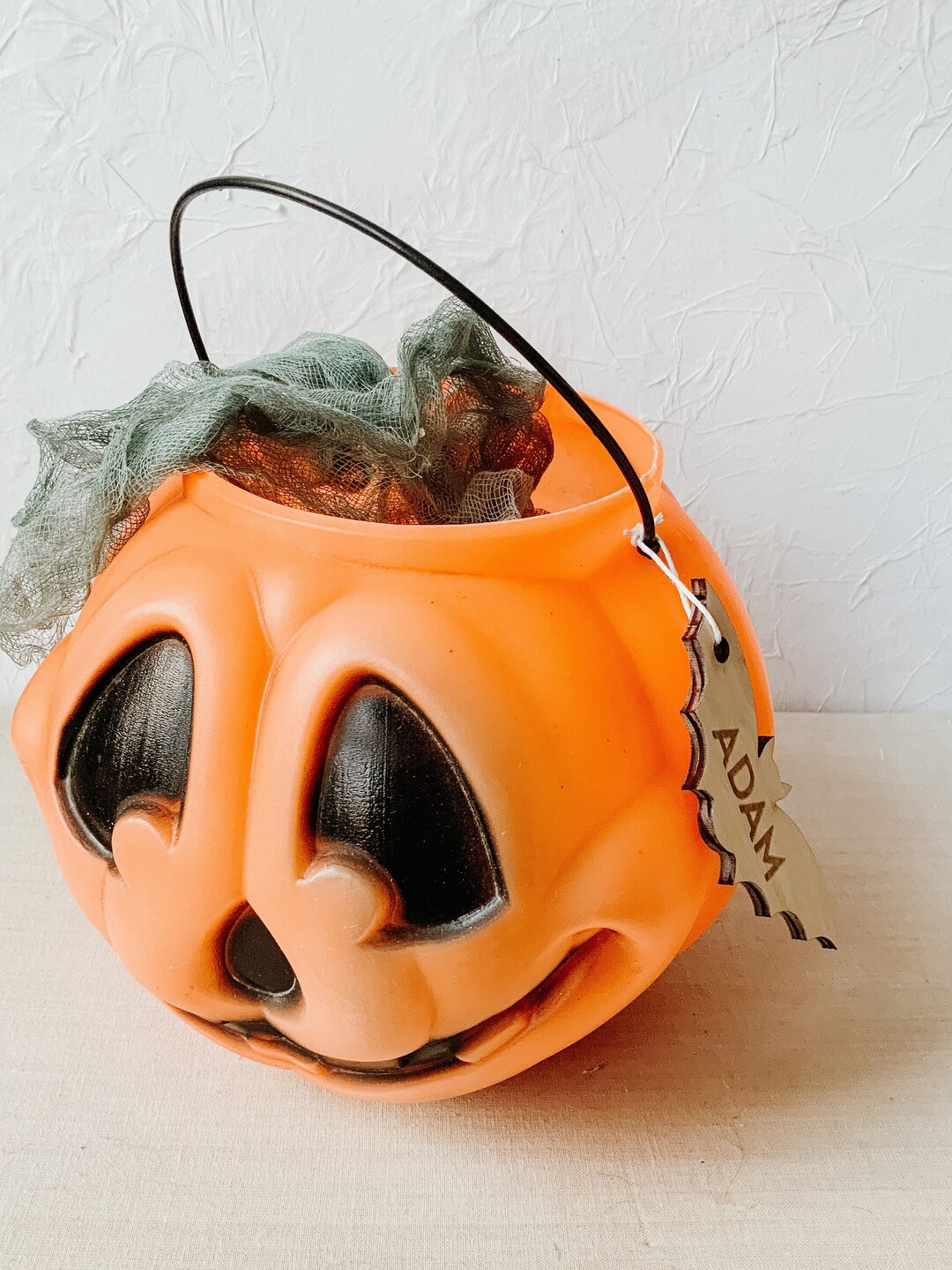 Trick or Treat Bag Name Tags Halloween Custom Name Tag - Etsy