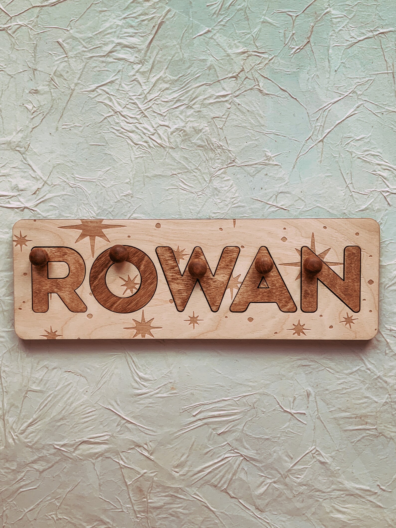 Starry Night Name Puzzle | Etsy