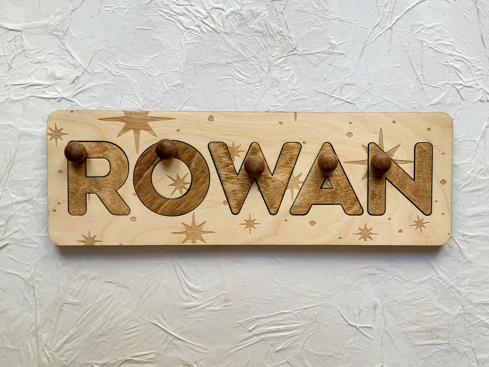 Starry Night Name Puzzle - Etsy