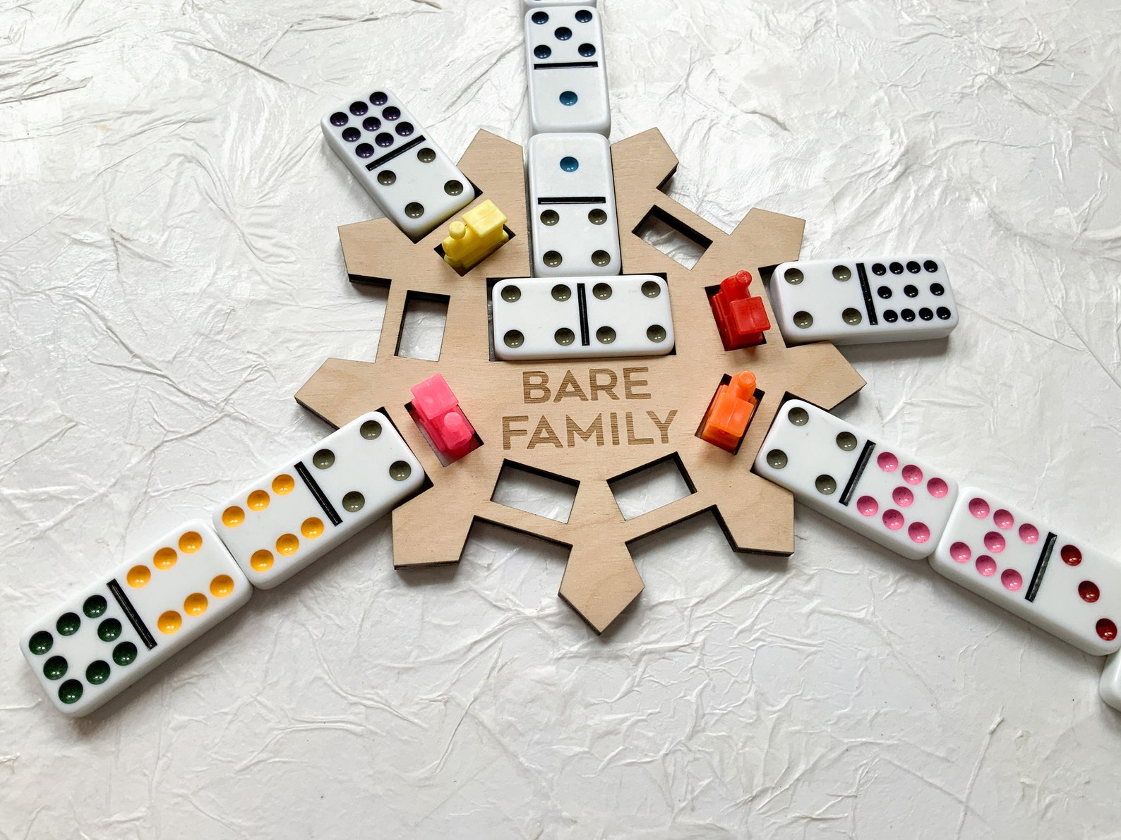 Custom Domino Train Center Piece Personalized Game Piece - Etsy