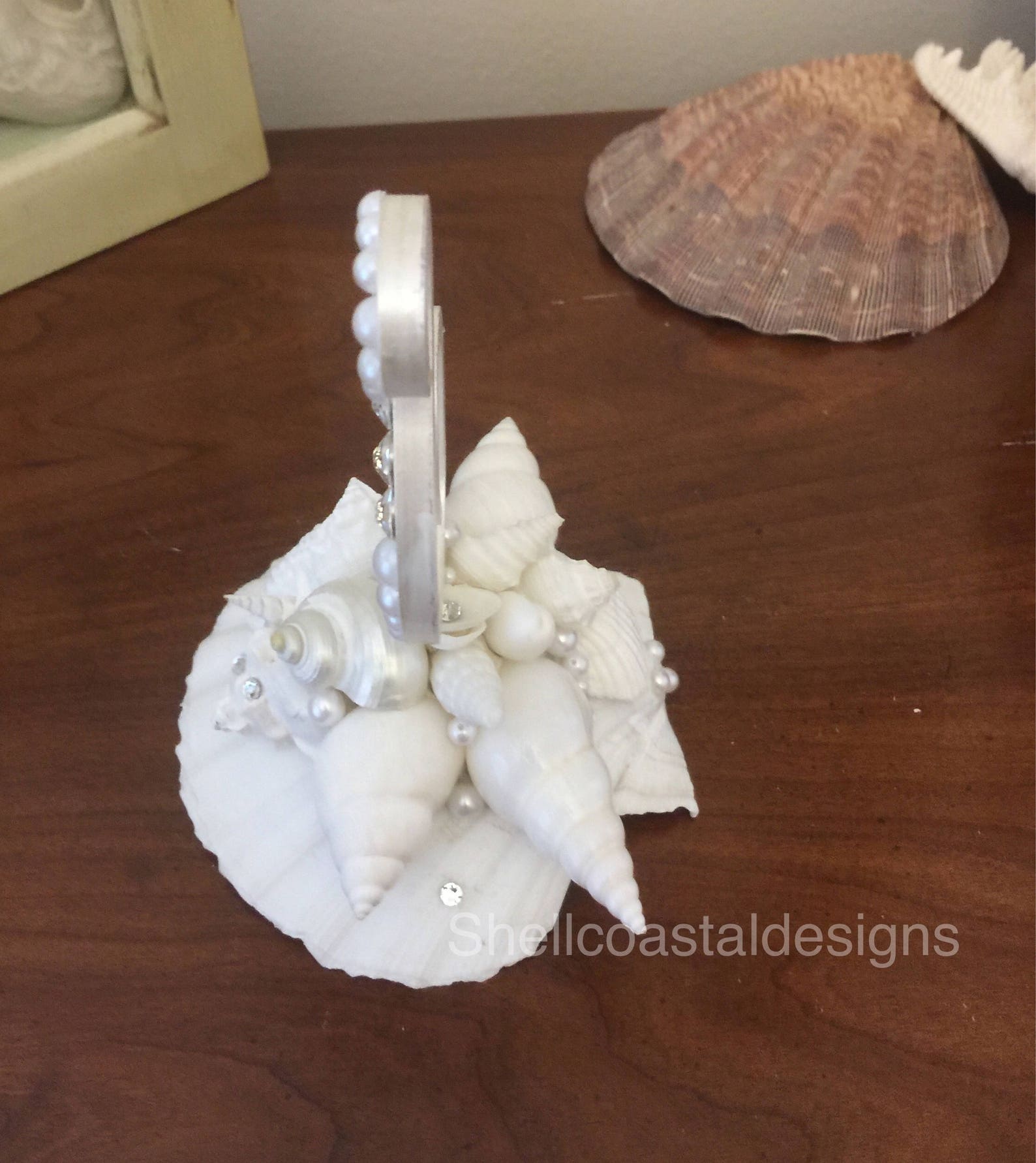 Wedding Cake Topper Shell Cake Topper Seashell Cake Topper | Etsy