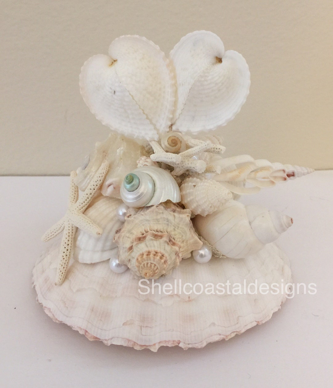 Shell Cake Topper Seashell Cake Topper Wedding Cake Topper - Etsy