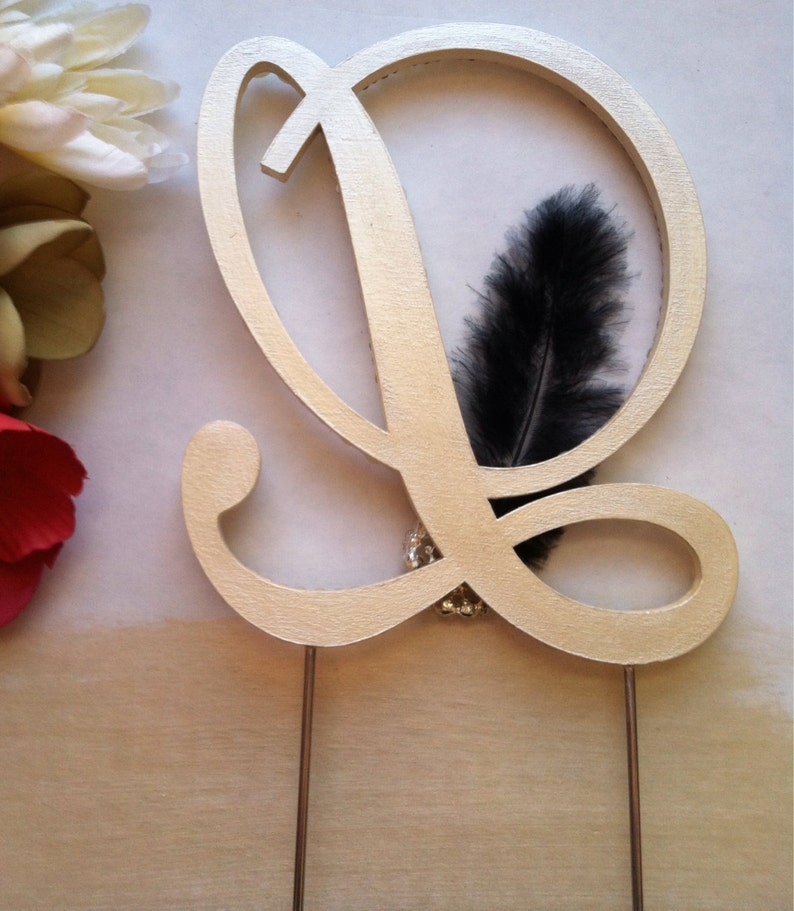 wedding-cake-topper-monogram-pearl-cake-topper-with-swarovski-etsy