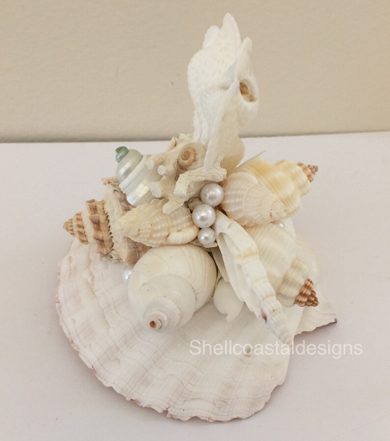 Shell Cake Topper Seashell Cake Topper Wedding Cake Topper | Etsy