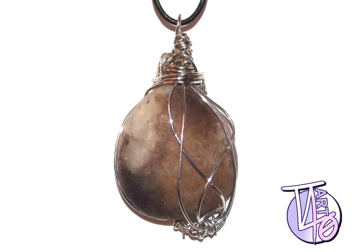 Large Wire-wrapped Quartz Pendant - Etsy