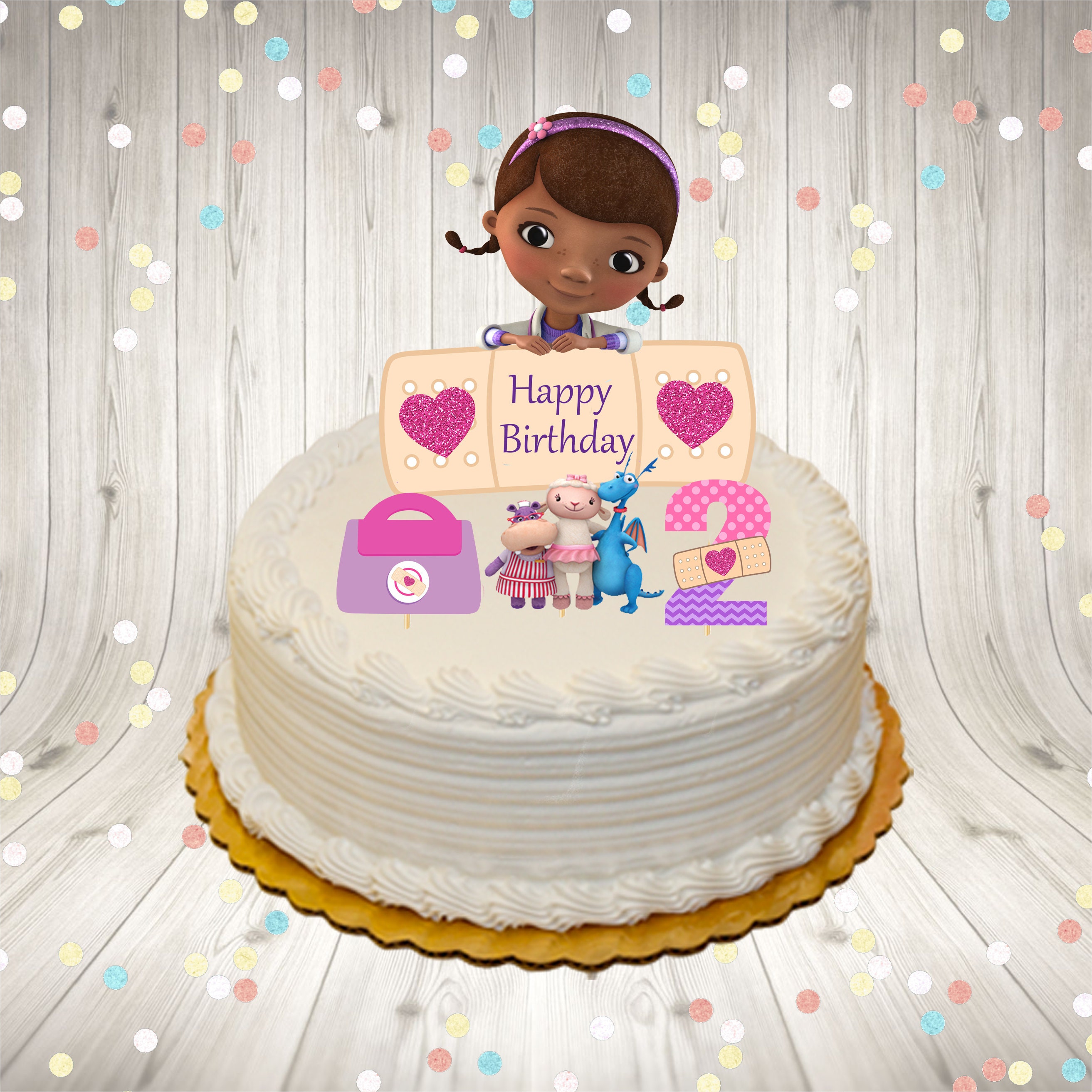 Doc Mcstuffins Fondant Cake Doctor Mcstuffins Cake 2025