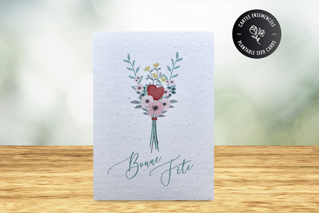 Sowing Card Plantable Seed Card Greeting Card With Seeds - Etsy UK