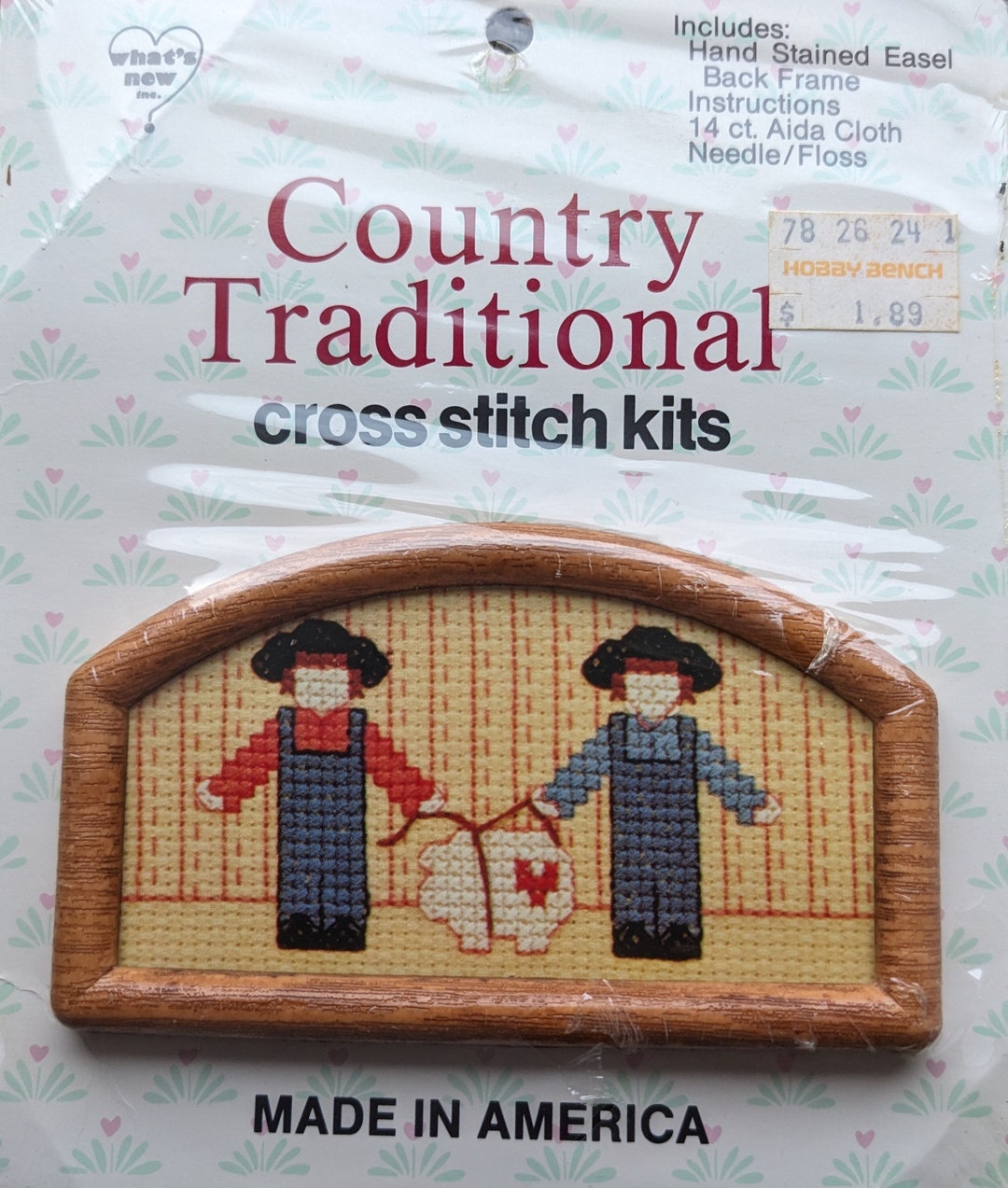Country Traditional AMISH BOYS Cross Stitch Kit With Frame - Etsy