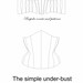 Corset Pattern Patsy the 14 Panelled Victorian Over-bust - Etsy