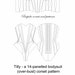Corset Pattern TILLY the 14 Panelled Over-bust Bodysuit Sizes UK 8-22 ...