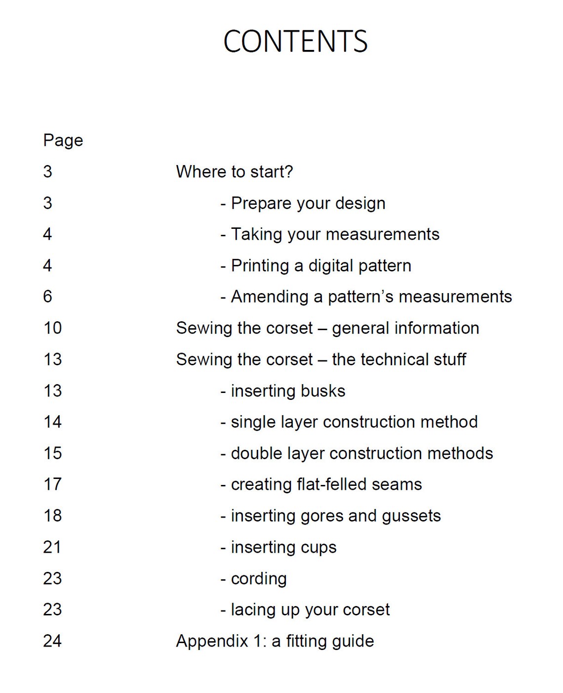 Corset Construction Manual and Fitting Guide - Etsy