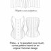 Corset Pattern! Patsy - the 14 Panelled Victorian Over-bust- Sizes UK 8 ...