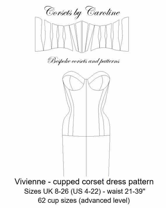 Cupped Overbust Corset Pattern