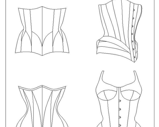 E BOOK! 200 Years of Corset Design Reimagined - a Collection of 10 ...
