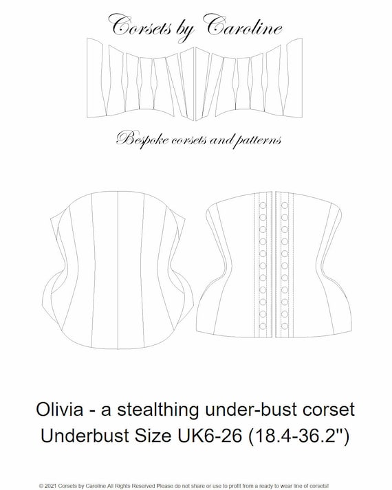 Underbust Corset Pattern Generator