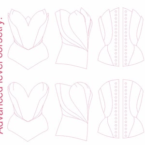Contemporary Corset Pattern Collection - a Selection of Four Modern ...