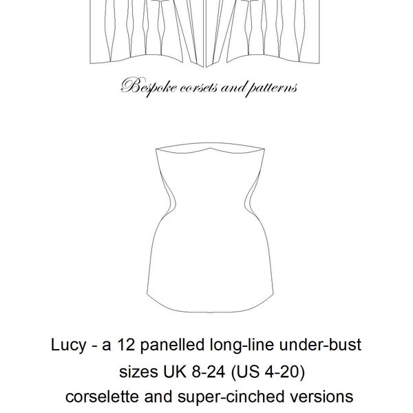 Corset Pattern Pdf - Etsy