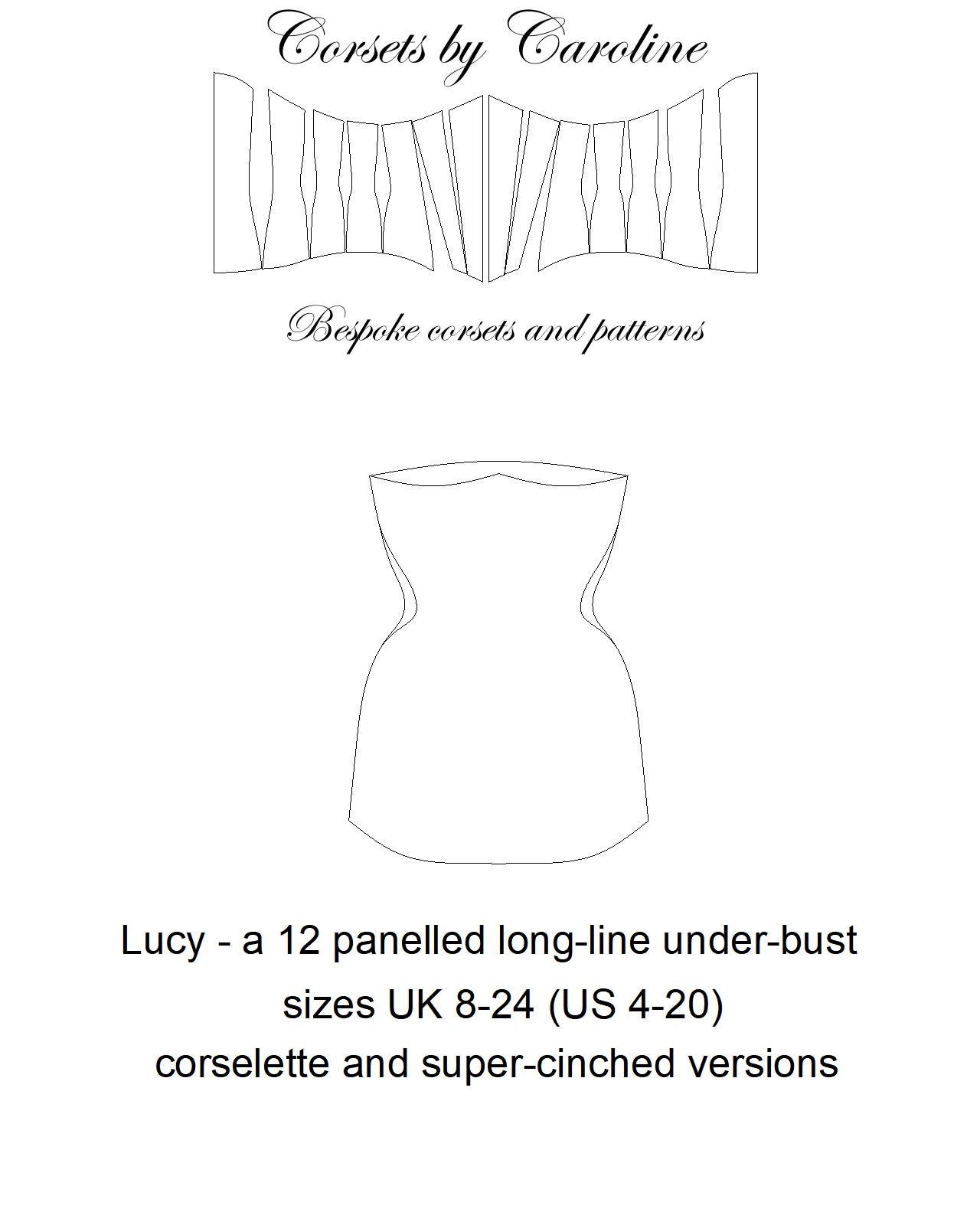 Underbust Corset Pattern Generator