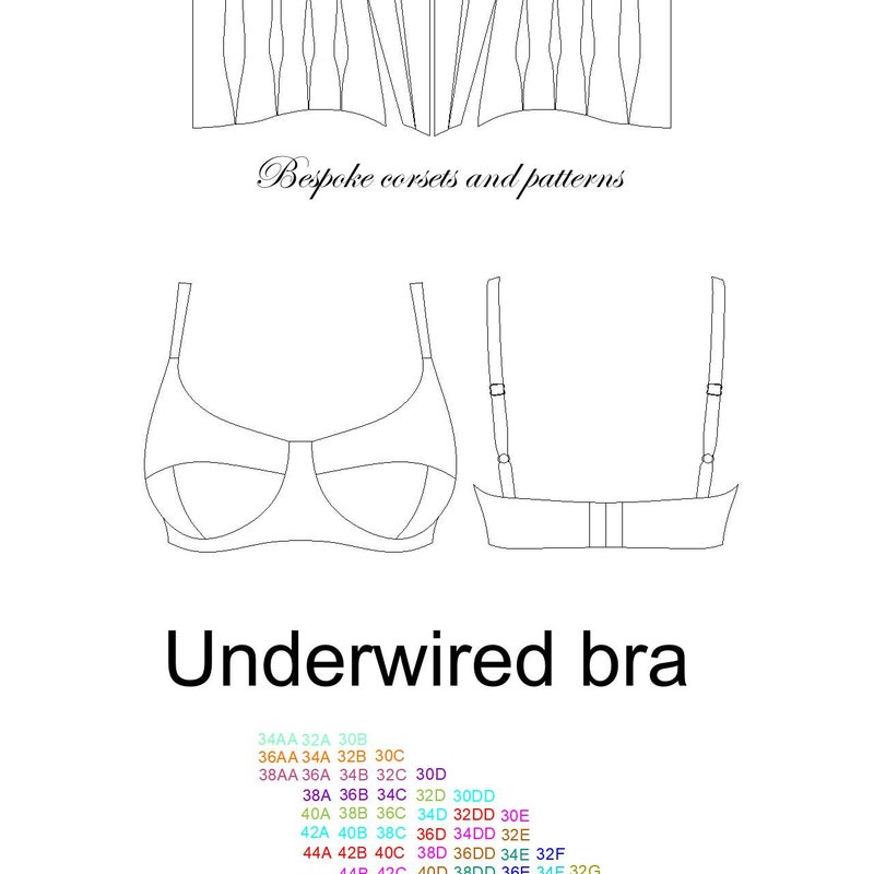 Bra Pattern - Etsy
