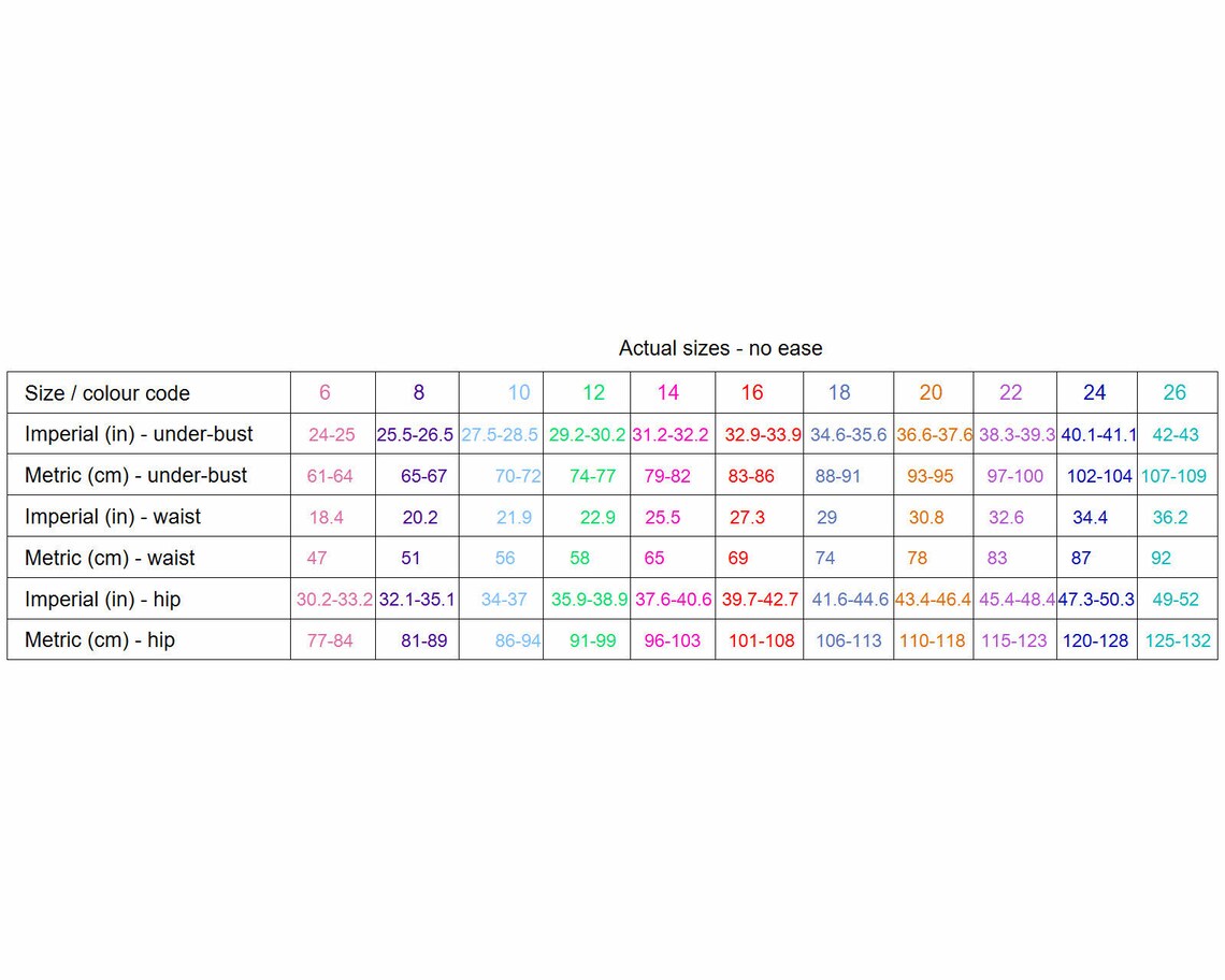 Corset Pattern Olivia a Stealthing Oval Shaped Underbust - Etsy UK