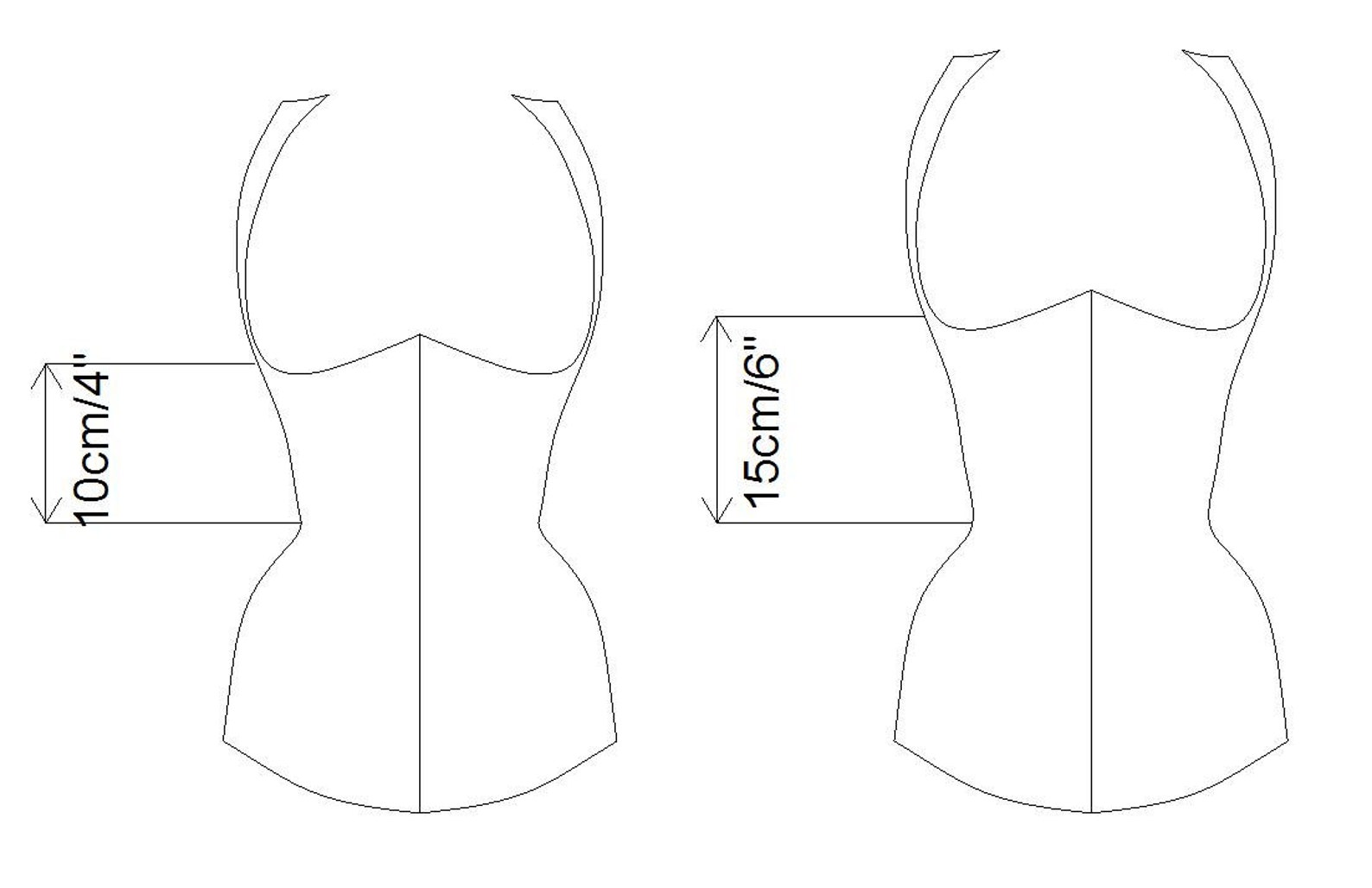 Corset Pattern Angie a Modern 12 Panel Under-bust Corset - Etsy UK