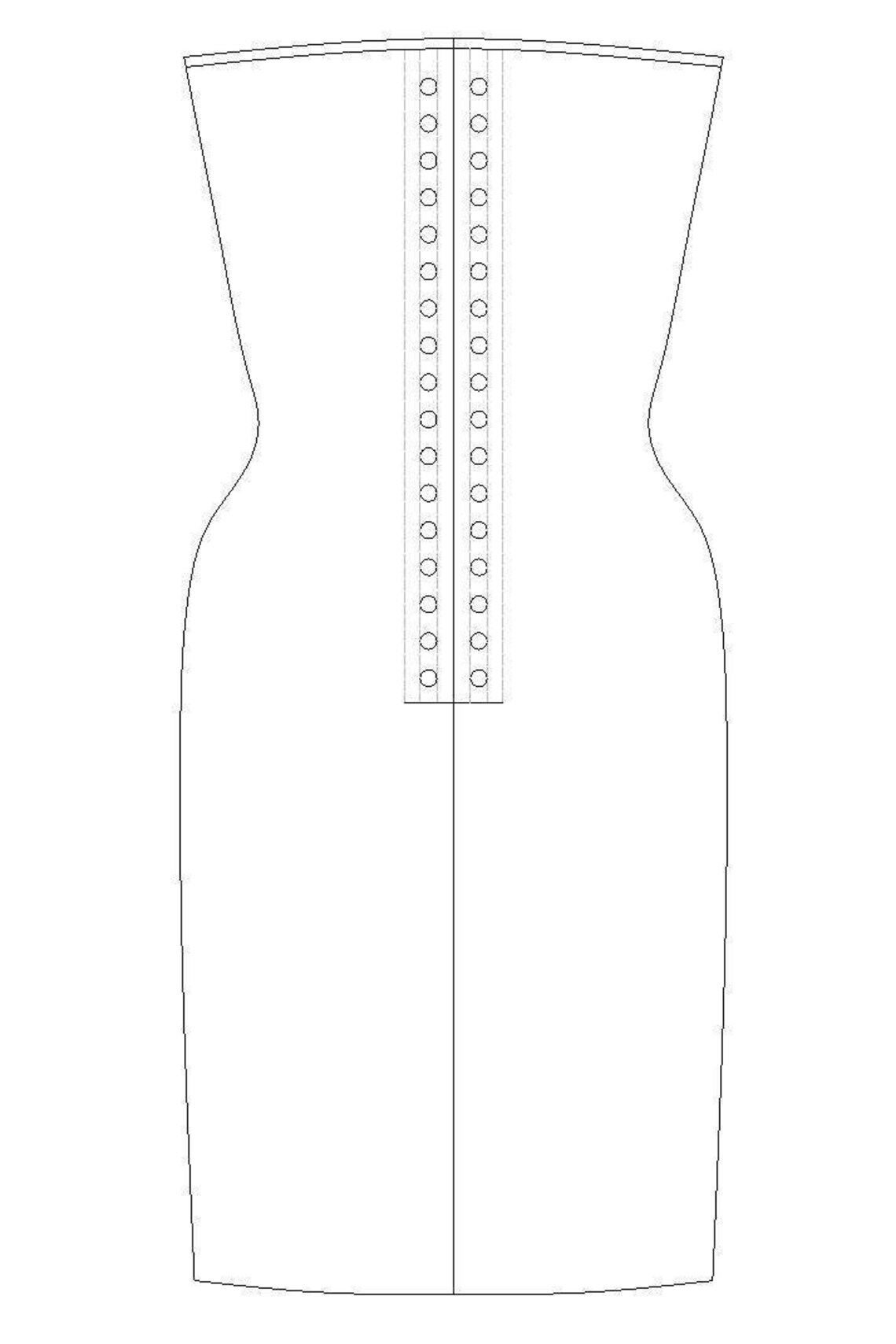 Cupped Corset Dress Pattern: Vivienne - in Sizes UK8-30 (US 4-26) With ...