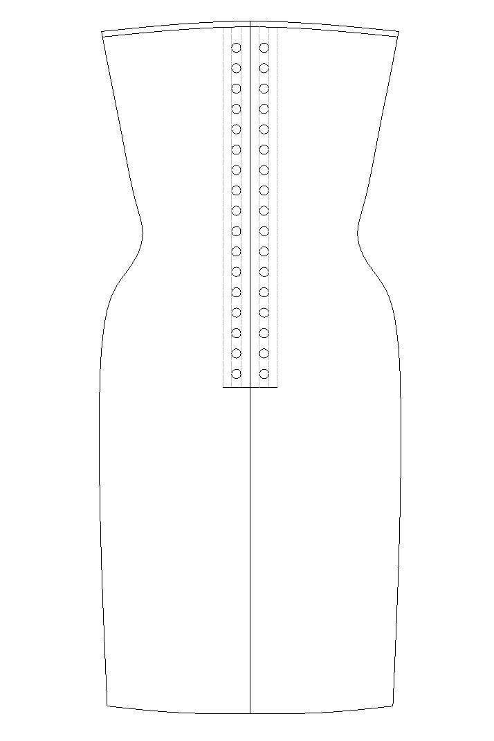 Cupped Corset Dress Pattern: Vivienne - in Sizes UK8-30 (US 4-26) With ...