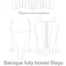 Stays Pattern a Rococo Strapped Stays Pattern molly Sizes UK8-24 US 4 ...