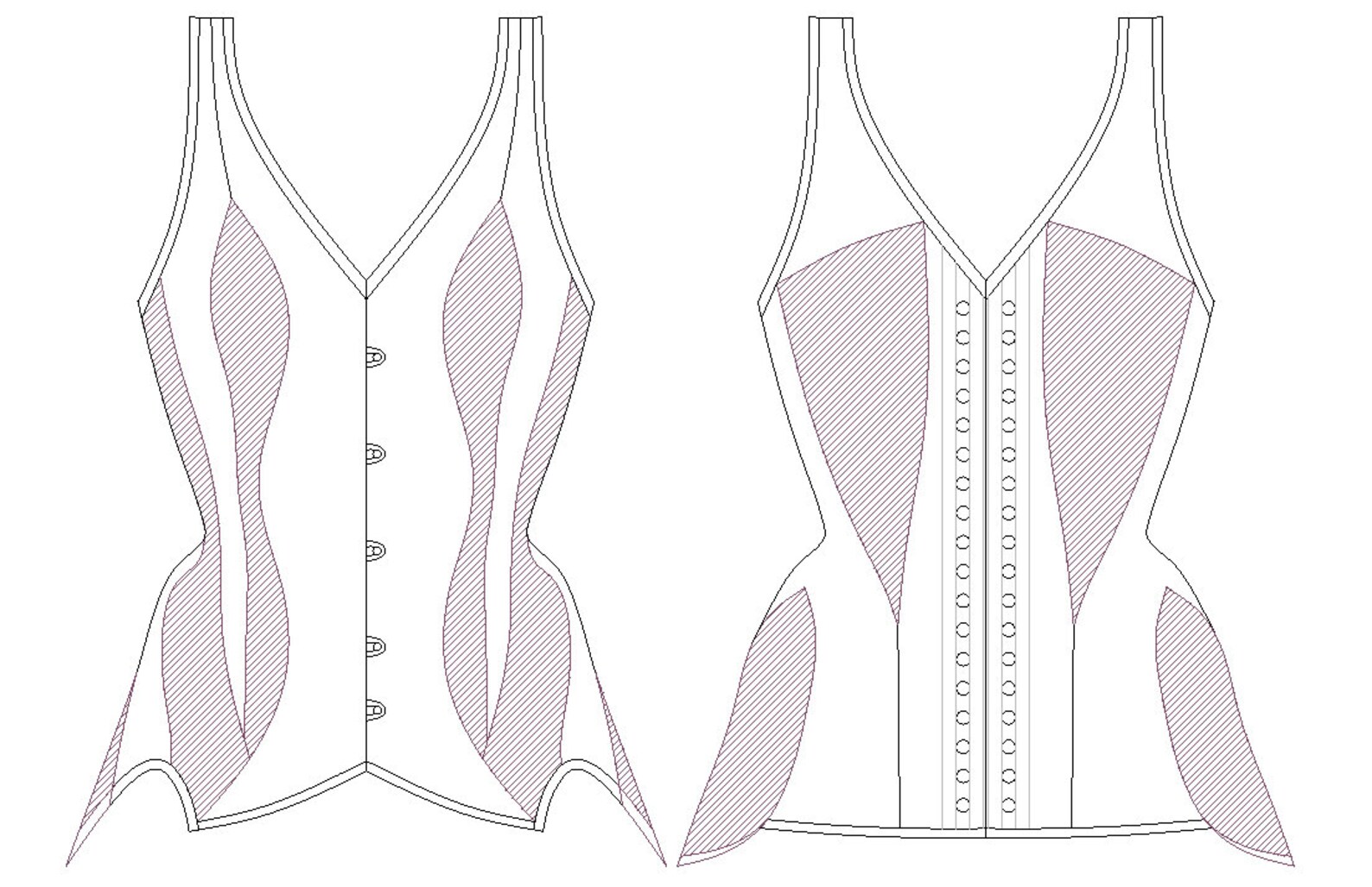 Contemporary Corset Pattern Collection - a Selection of Four Modern ...