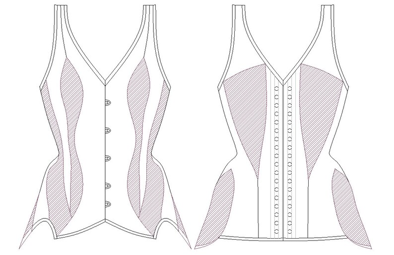 Contemporary Corset Pattern Collection - a Selection of Four Modern ...