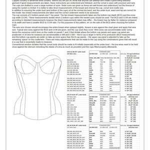 Cupped Corset Dress Pattern: Vivienne - in Sizes UK8-30 (US 4-26) With Corset Option Waist 21-43 ...