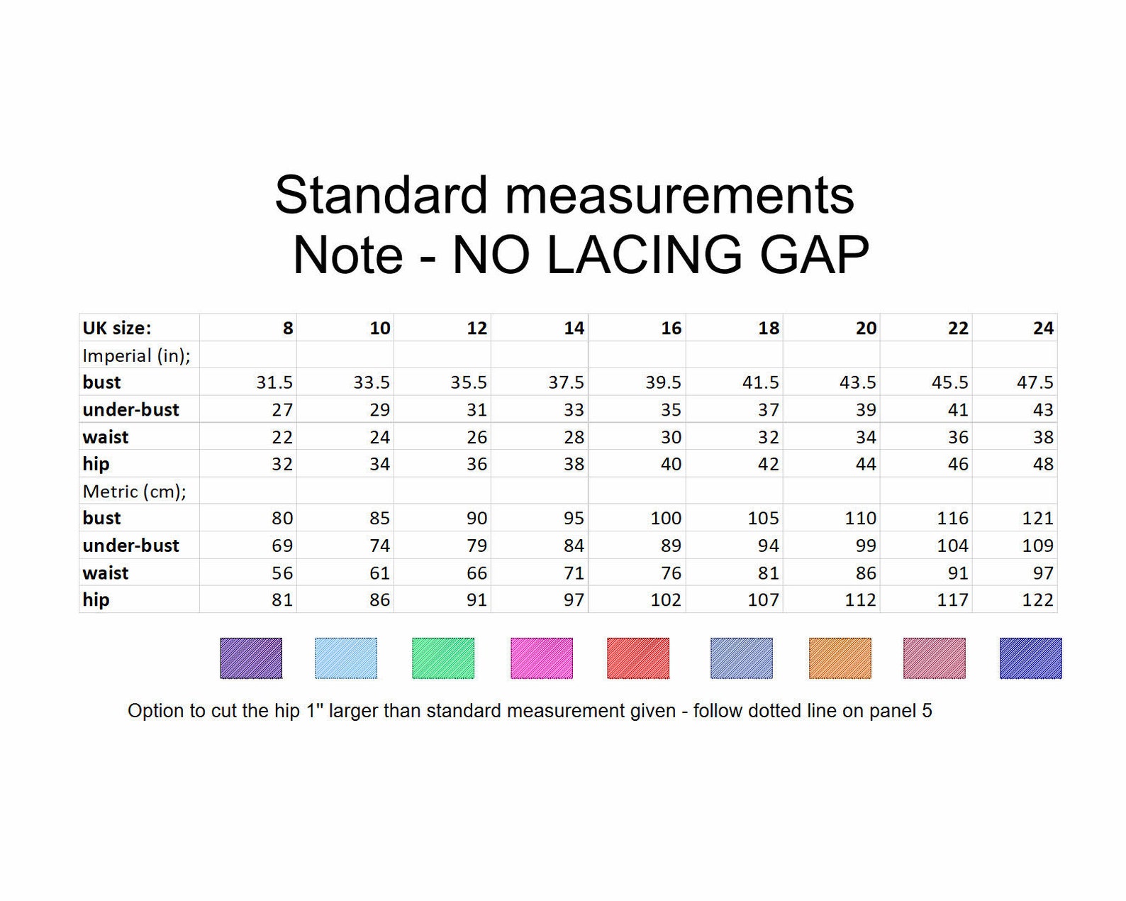 Stays Pattern a Rococo Strapped Stays Pattern molly Sizes - Etsy