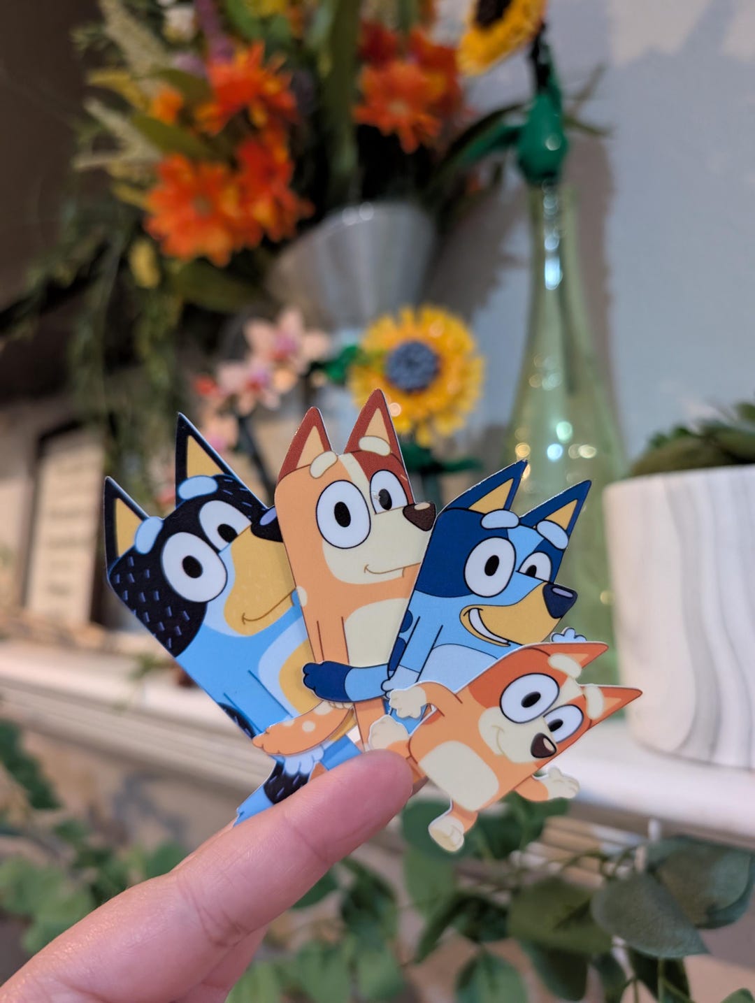 Bluey Family Waterproof Sticker for Car, Laptop, Water Bottle, Cup, and ...