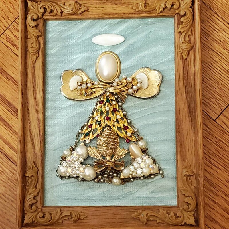 Angel Framed Jewelry Art - Etsy