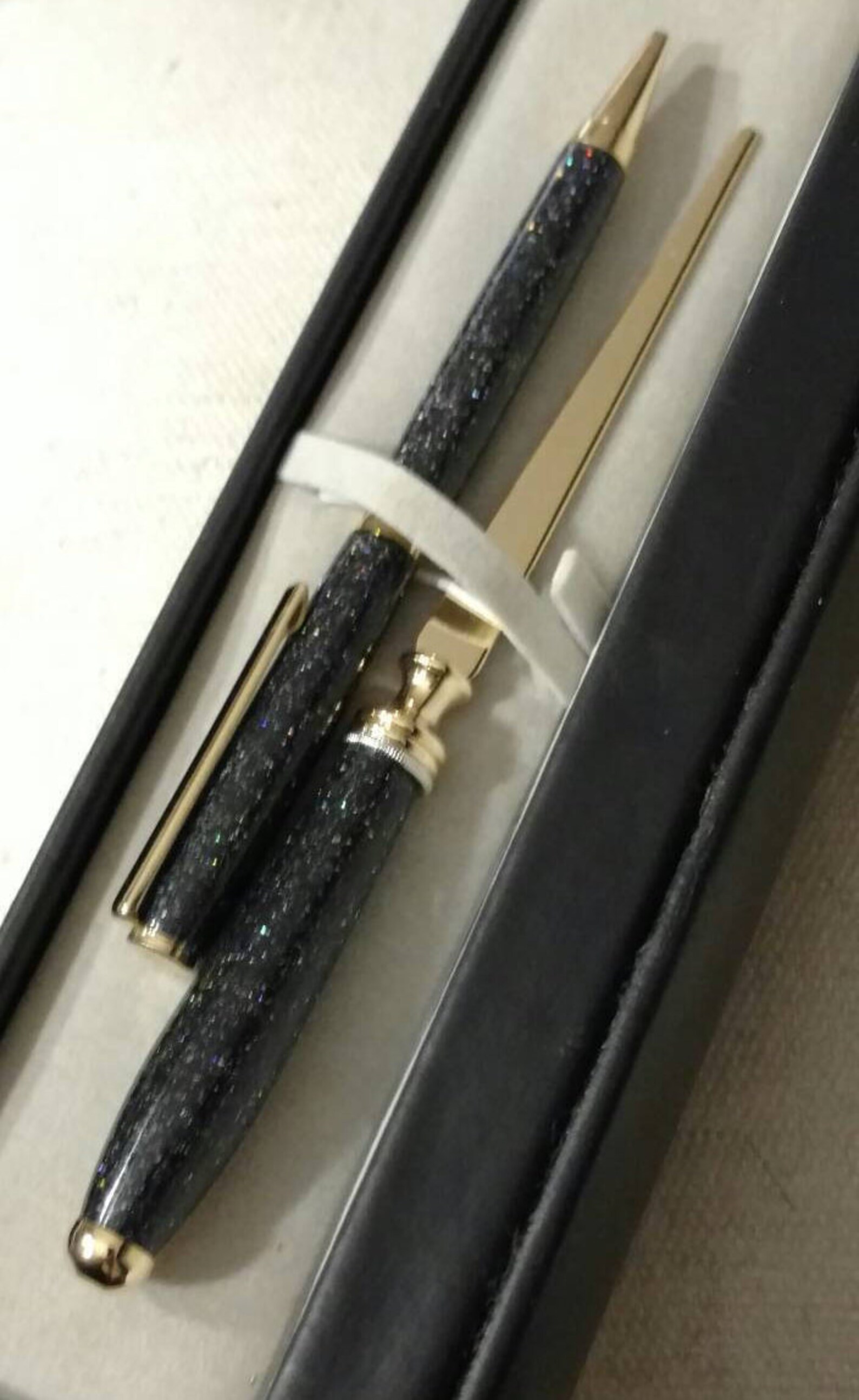 STARRY NIGHT Pen Set Hand Turned Starry Night Pen and | Etsy