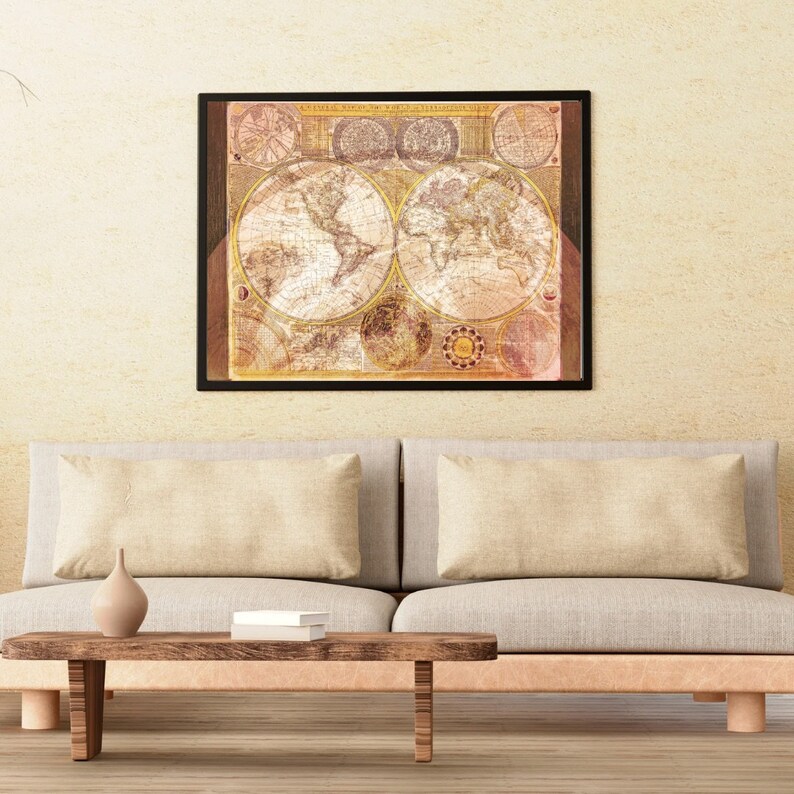 Celestial Cartography: Earth Through Time - Etsy