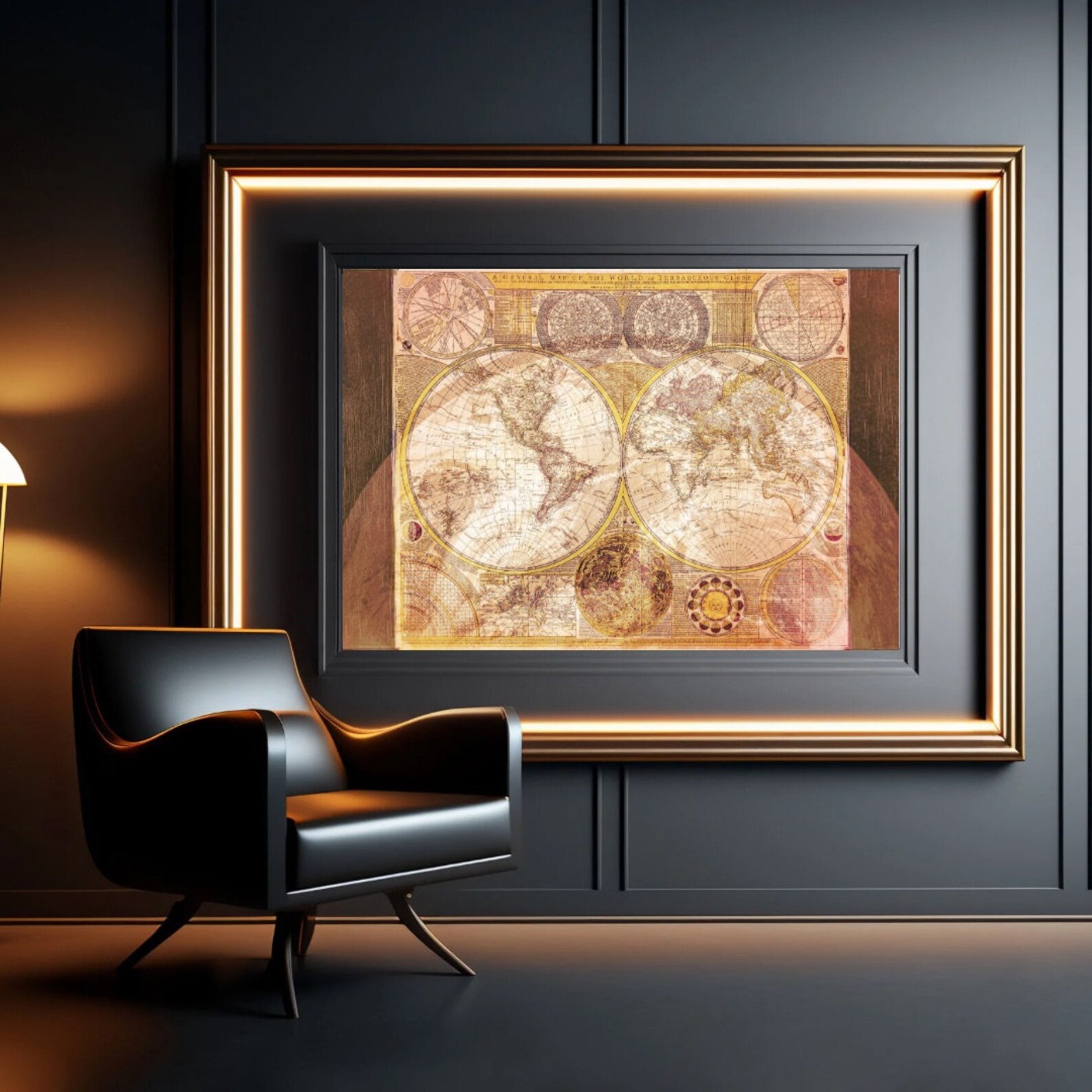 Celestial Cartography: Earth Through Time - Etsy