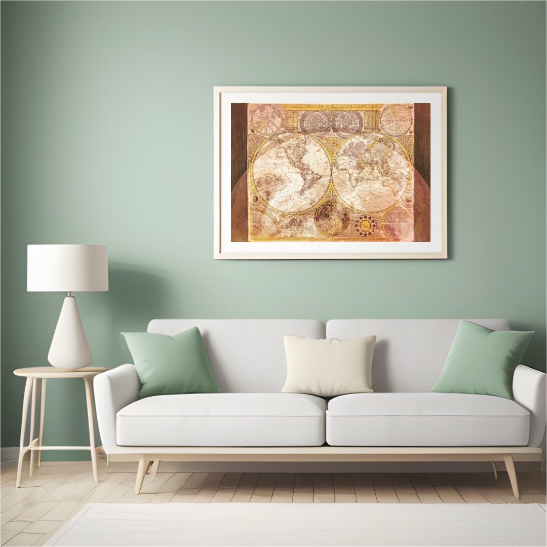 Celestial Cartography: Earth Through Time - Etsy
