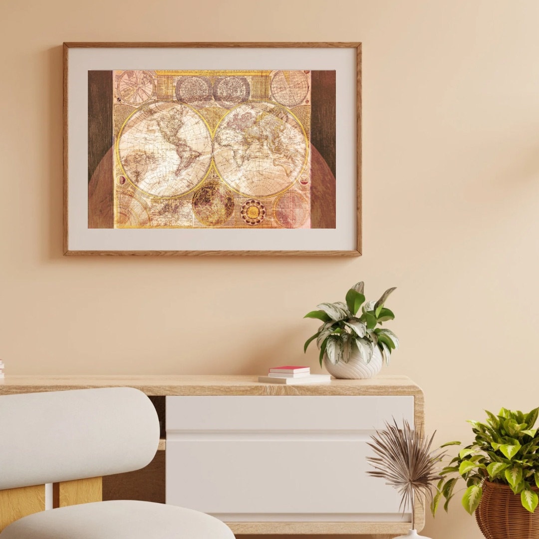 Celestial Cartography: Earth Through Time - Etsy