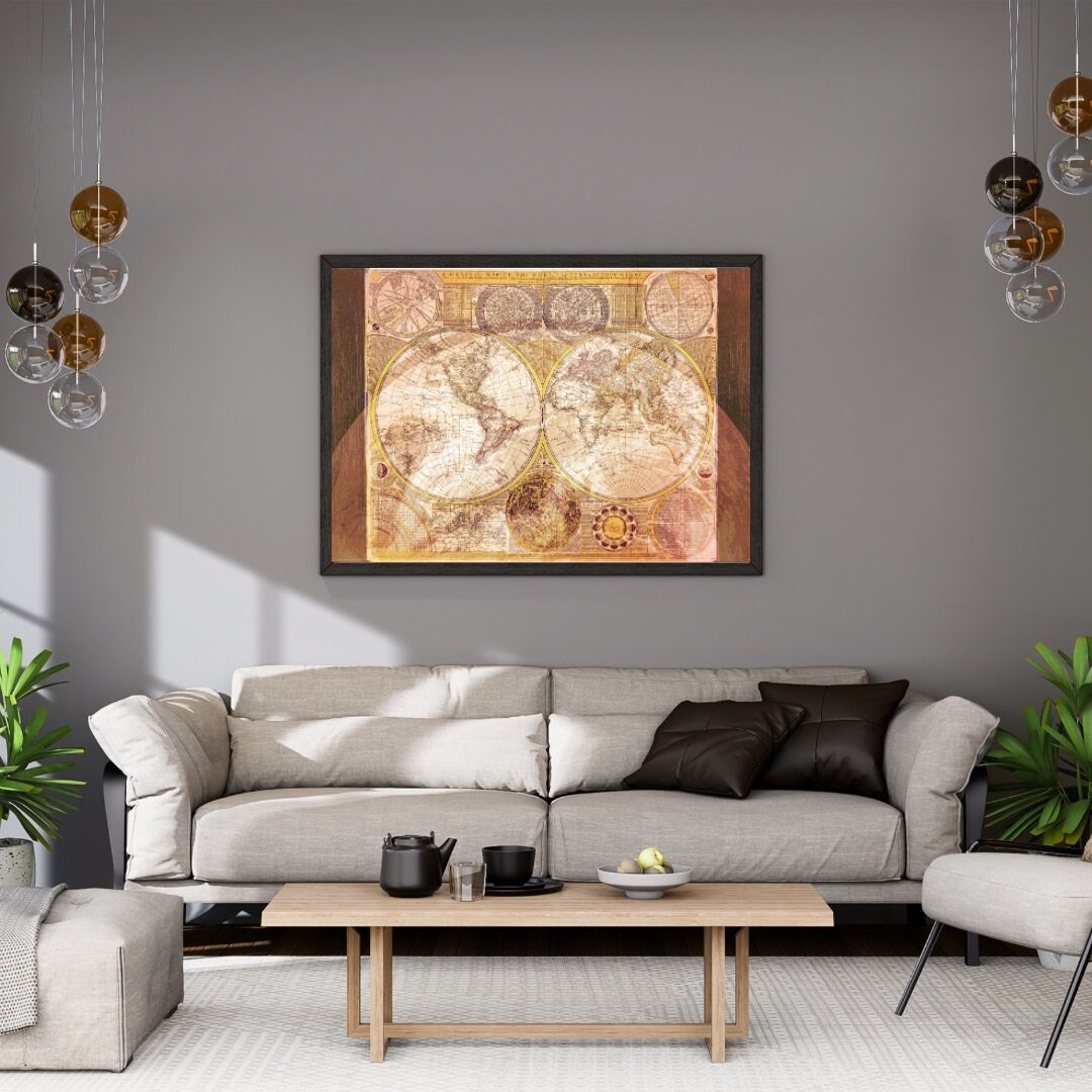 Celestial Cartography: Earth Through Time - Etsy
