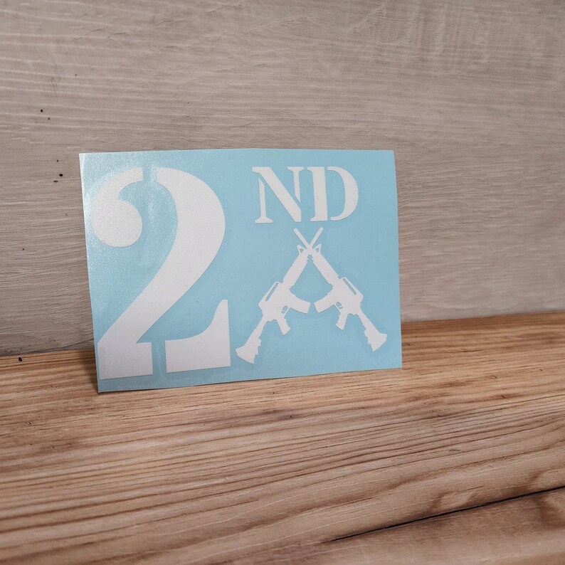 2nd Amendment Decal - Etsy