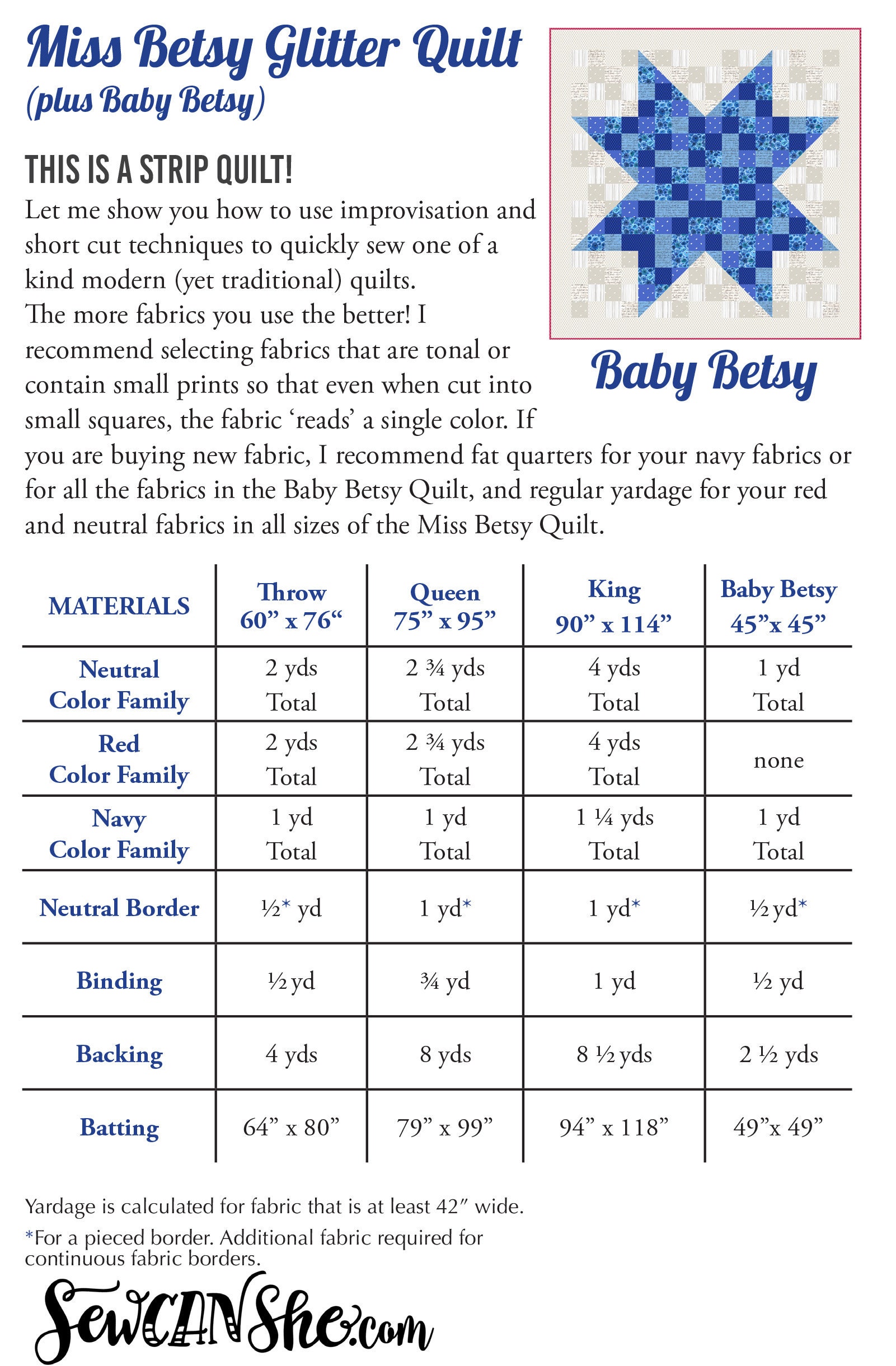Miss Betsy Glitter Quilt Pattern - Low Volume Scrappy Strip Quilt - Etsy