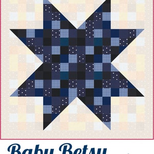 Miss Betsy Glitter Quilt Pattern - Low Volume Scrappy Strip Quilt - Etsy