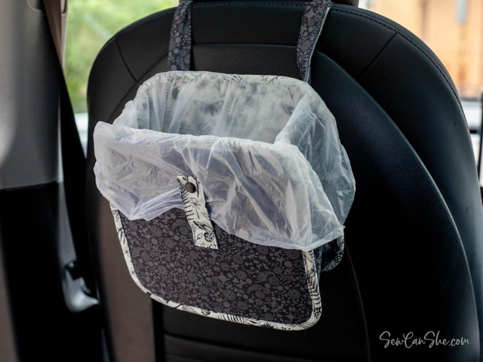 DIY Car Trash Can Sewing Pattern - Easy Auto Garbage Bag PDF - Keep ...